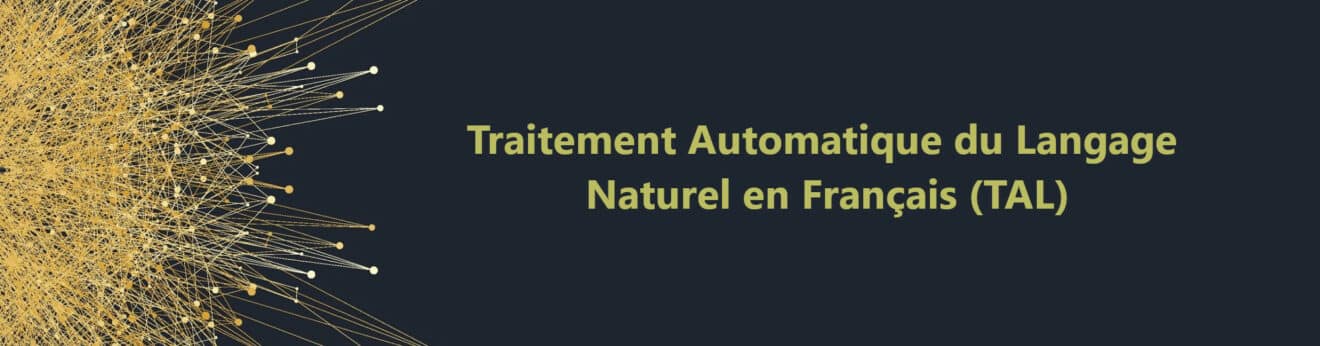 Traitement Automatique du Langage Naturel en français (TAL / NLP)